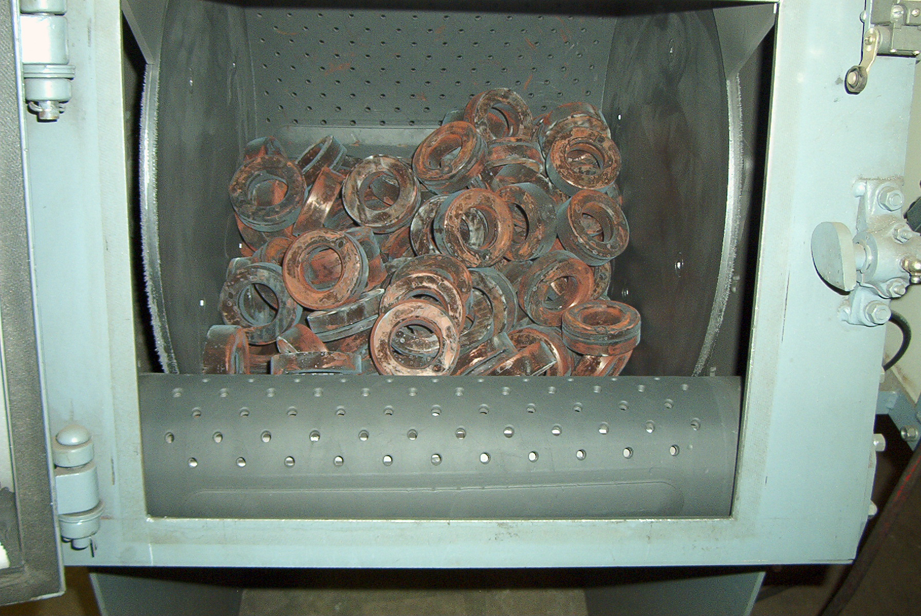 Samples Blasted in 1.5bb -Rusty - Blast & Wash Systems