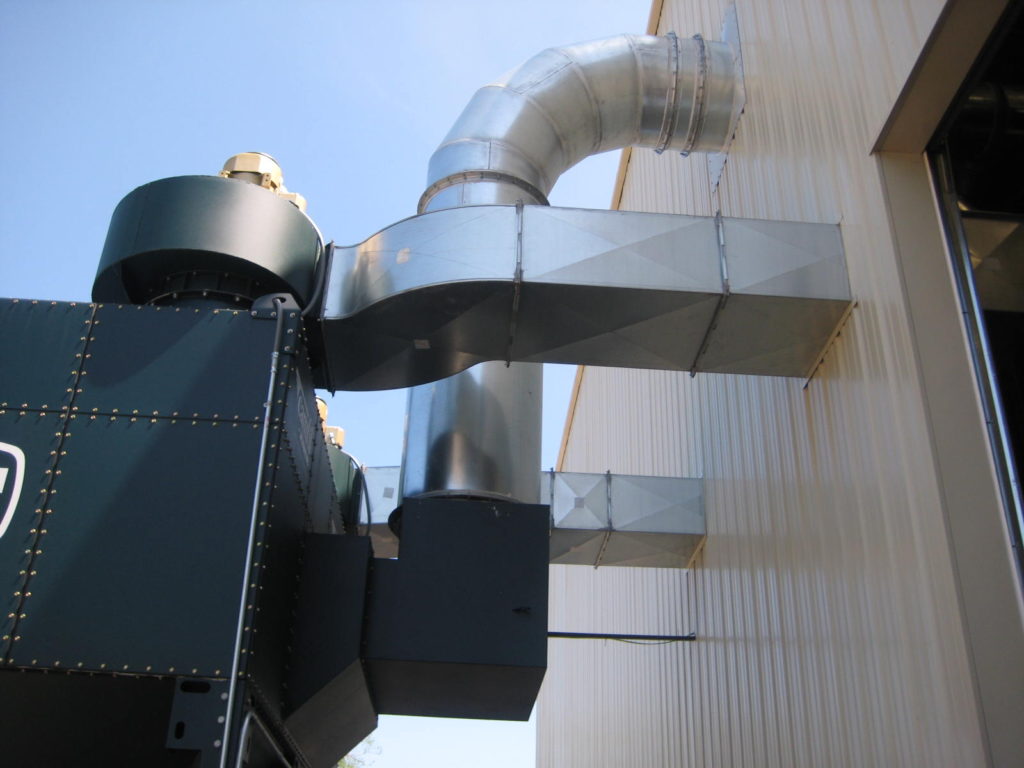 top of farr dust collector - Blast & Wash Systems