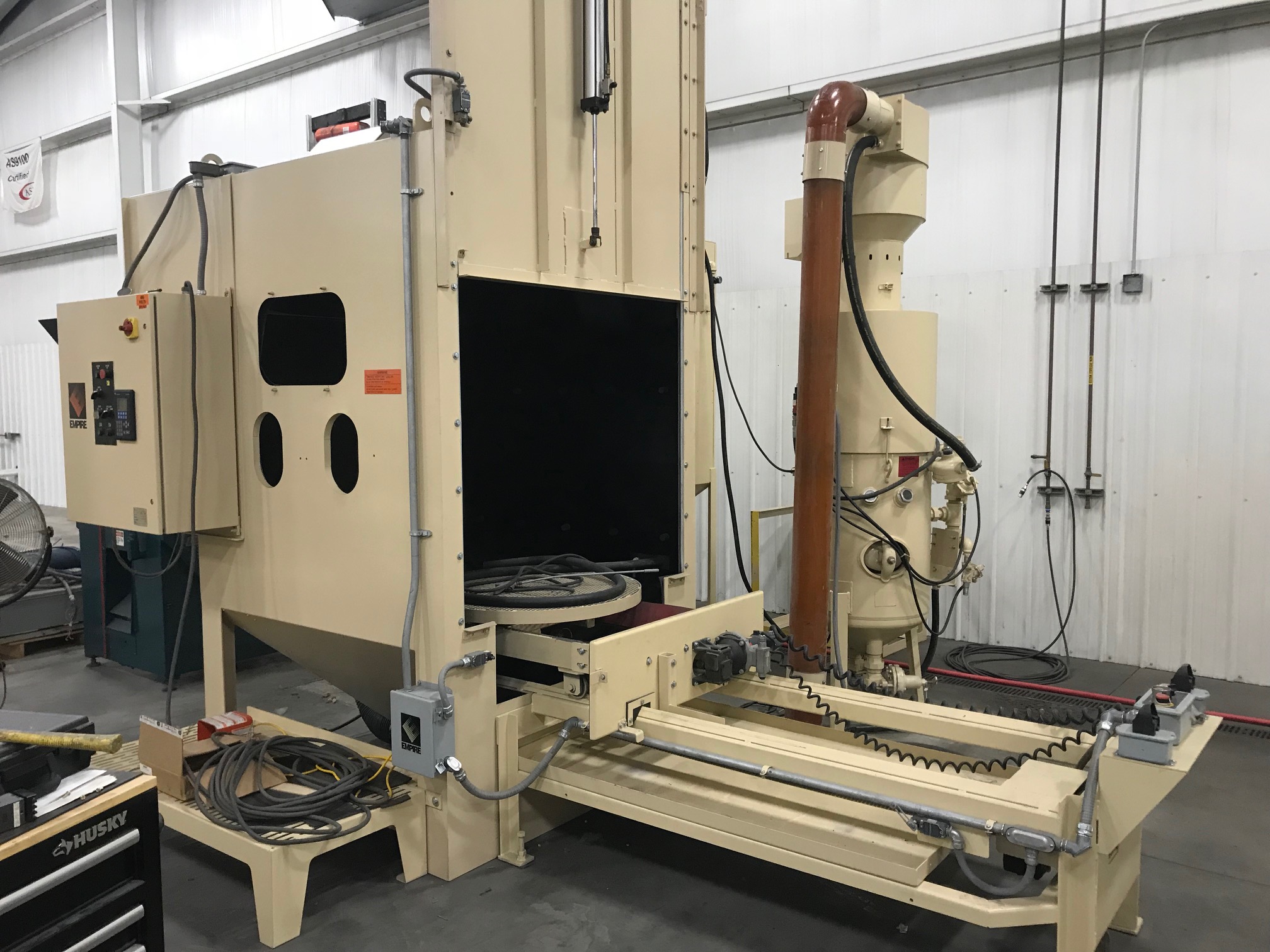 Air Blast Cube Turntable - Blast & Wash Systems