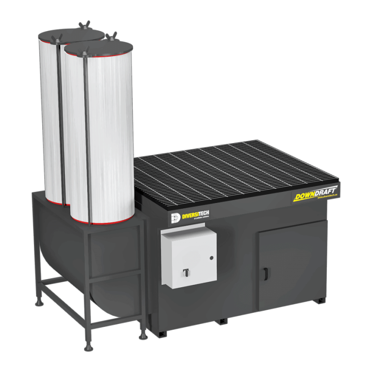 Downdraft Tables Fully Assembled- Blast & Wash Systems