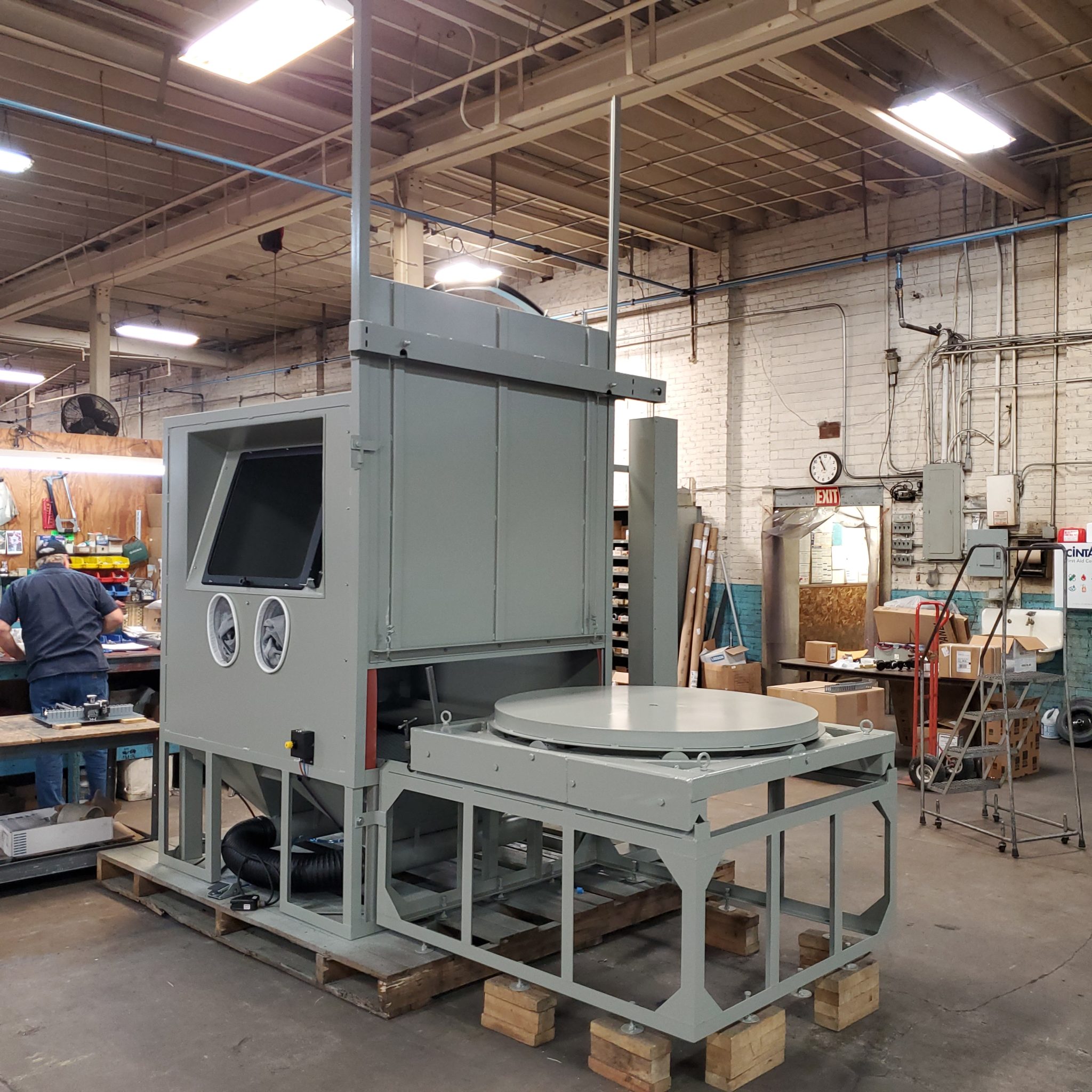 Blast-It-All Blast Rooms, Cube Cabinets, and Automated Air Blast Systems